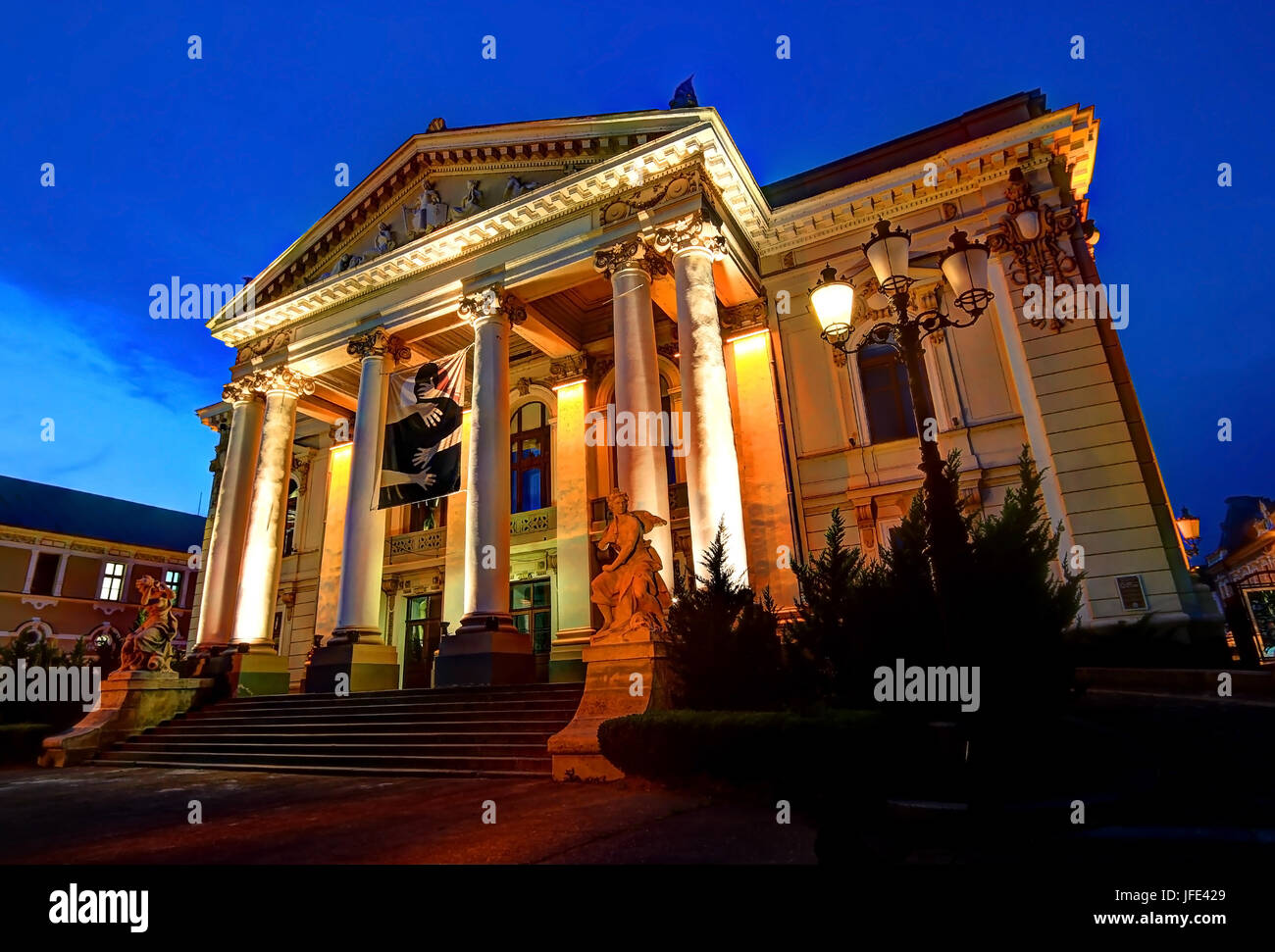 State theater of Oradea, Romania Stock Photo - Alamy
