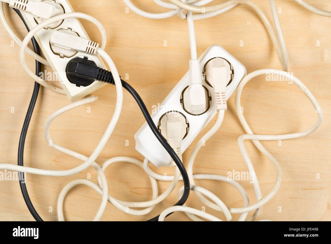 Clutter of wires High Resolution Stock Photography and Images - Alamy