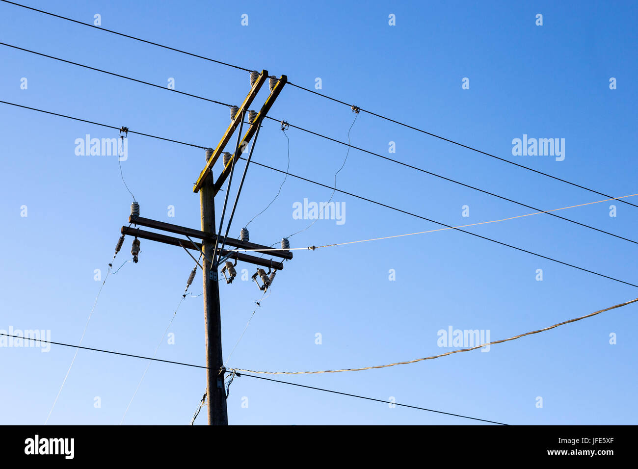 Vintage power lines hi-res stock photography and images - Alamy
