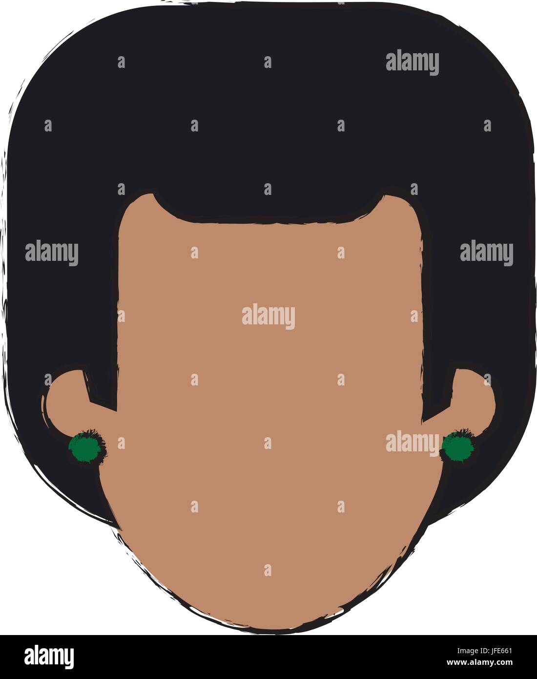 girl character faceless female people Stock Vector Image & Art - Alamy