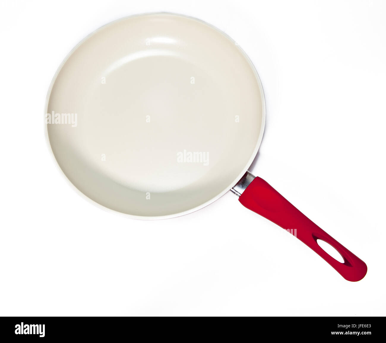 red frying pan Stock Photo - Alamy