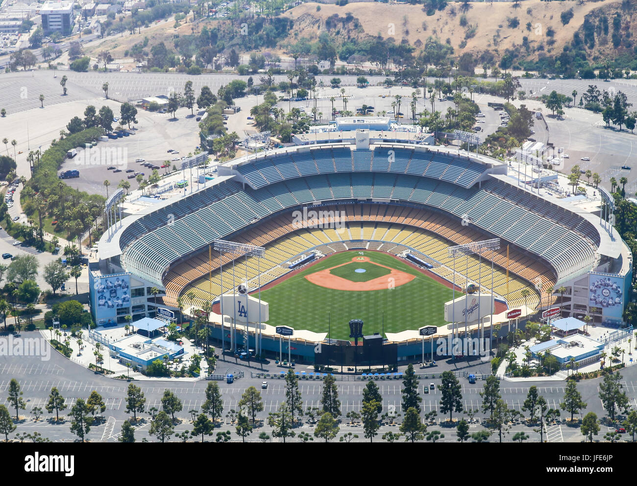 Dodger stadium aerial hi-res stock photography and images - Alamy