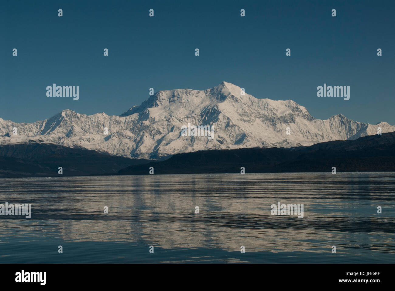 Icy Bay, Alaska in the extreme north section of southeast, Alaska.Mount ...