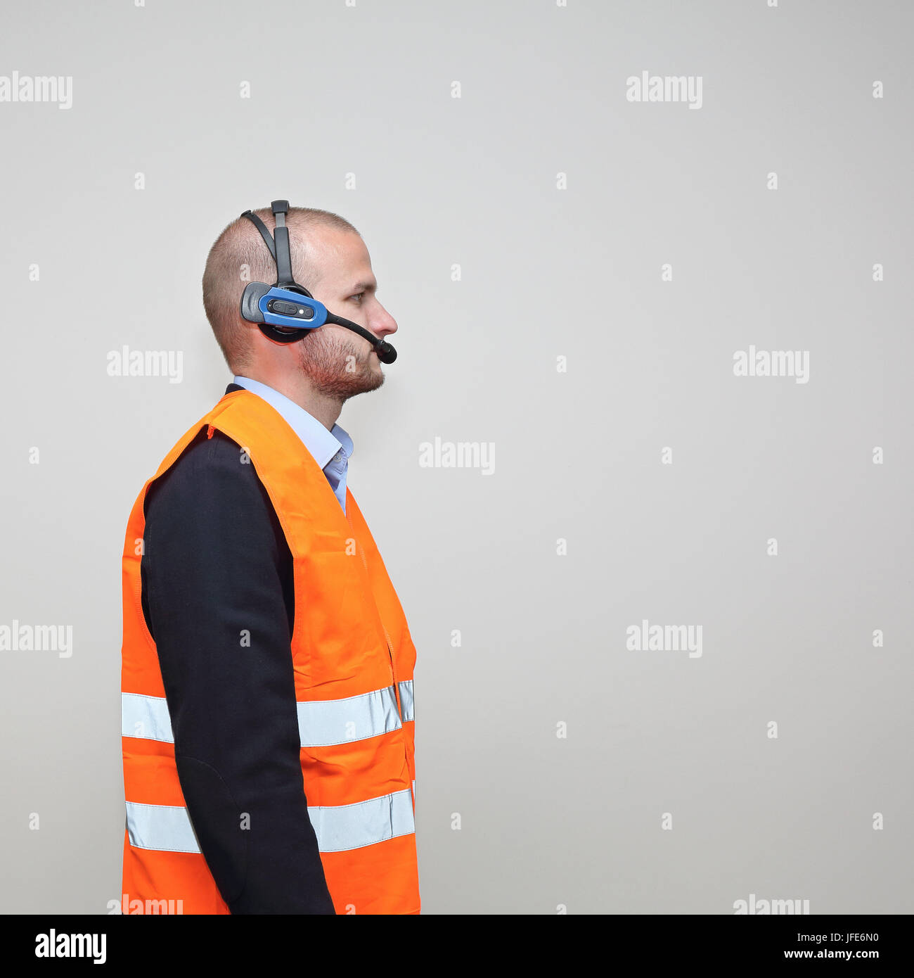 Wireless Voice Headset Stock Photo - Alamy