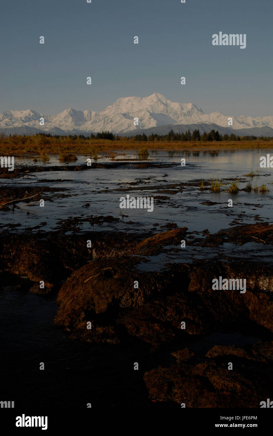 Icy Bay, Alaska in the extreme north section of southeast, Alaska.Mount ...
