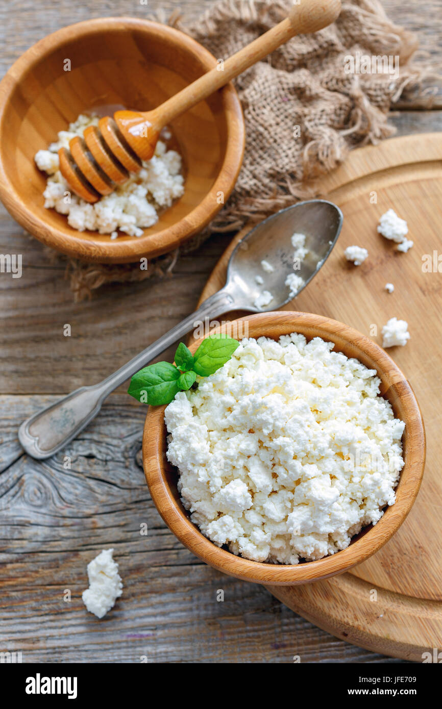 Fresh cottage cheese in hi-res stock photography and images - Alamy