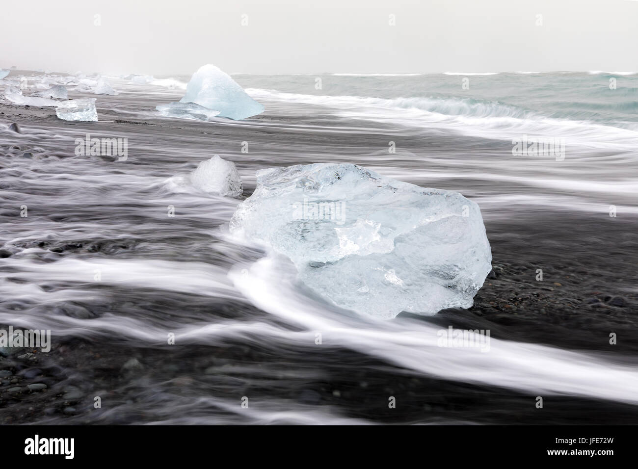 Iceberg Diamond beach Iceland Stock Photo - Alamy