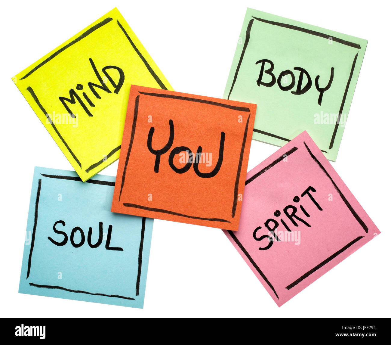 Balance spirit body mind Cut Out Stock Images & Pictures - Alamy