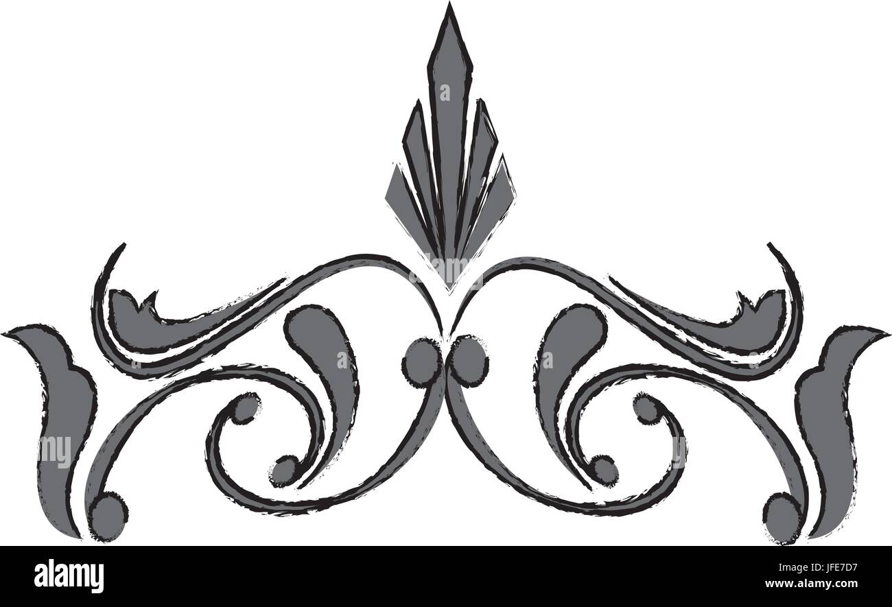 Baroque scroll Stock Vector Images - Alamy