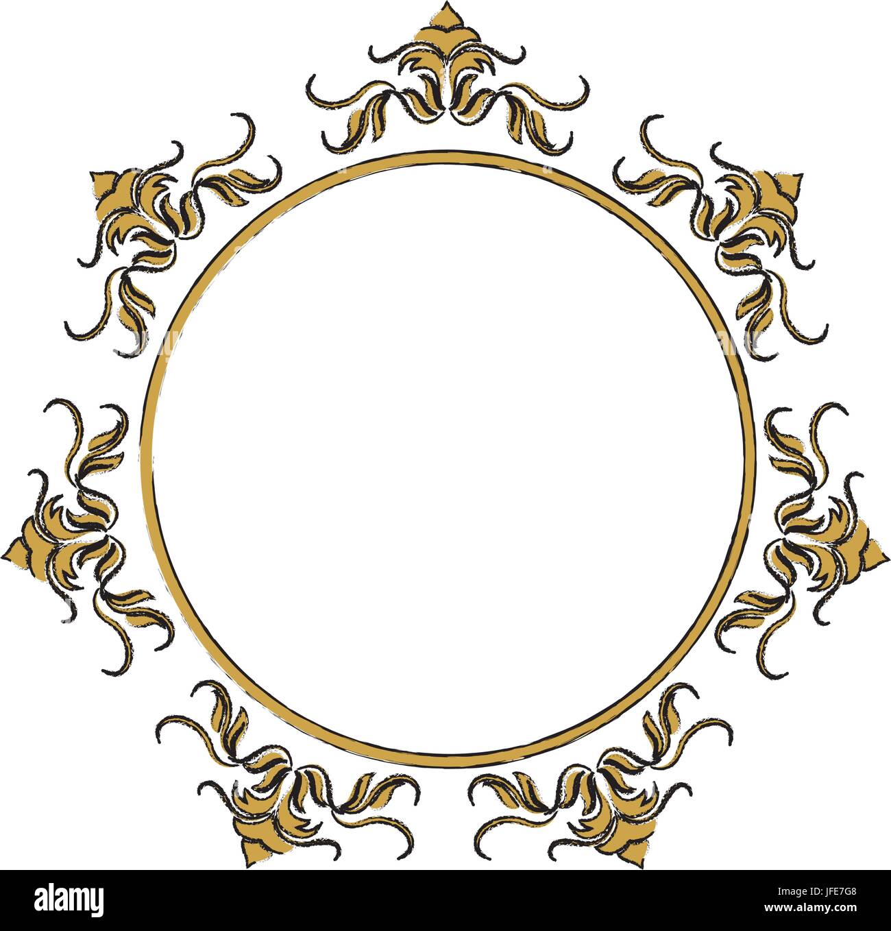 Fancy Decorative Border Design Fancy Border Hi Res Stock Photography