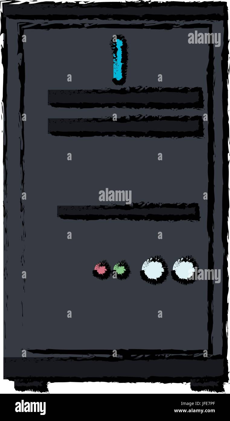 cpu tower computer data technology Stock Vector Image & Art - Alamy