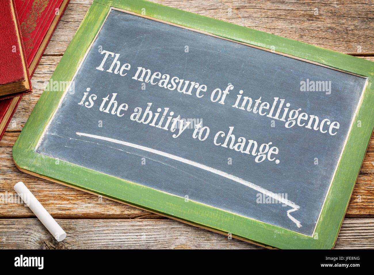 The measure of intelligence is the ability to change - inspirational ...