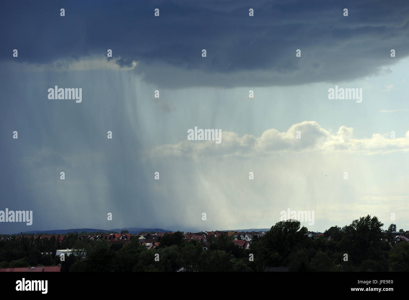 dolny slask, season, rain, storm, , landscape, storm weather ...