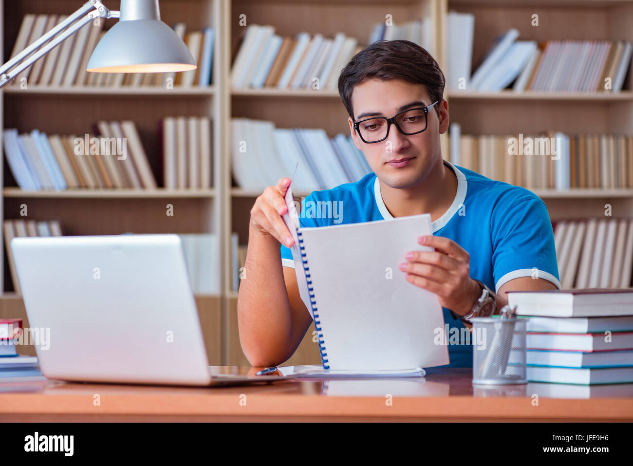 Homework study smiling boy preparing hi-res stock photography and ...