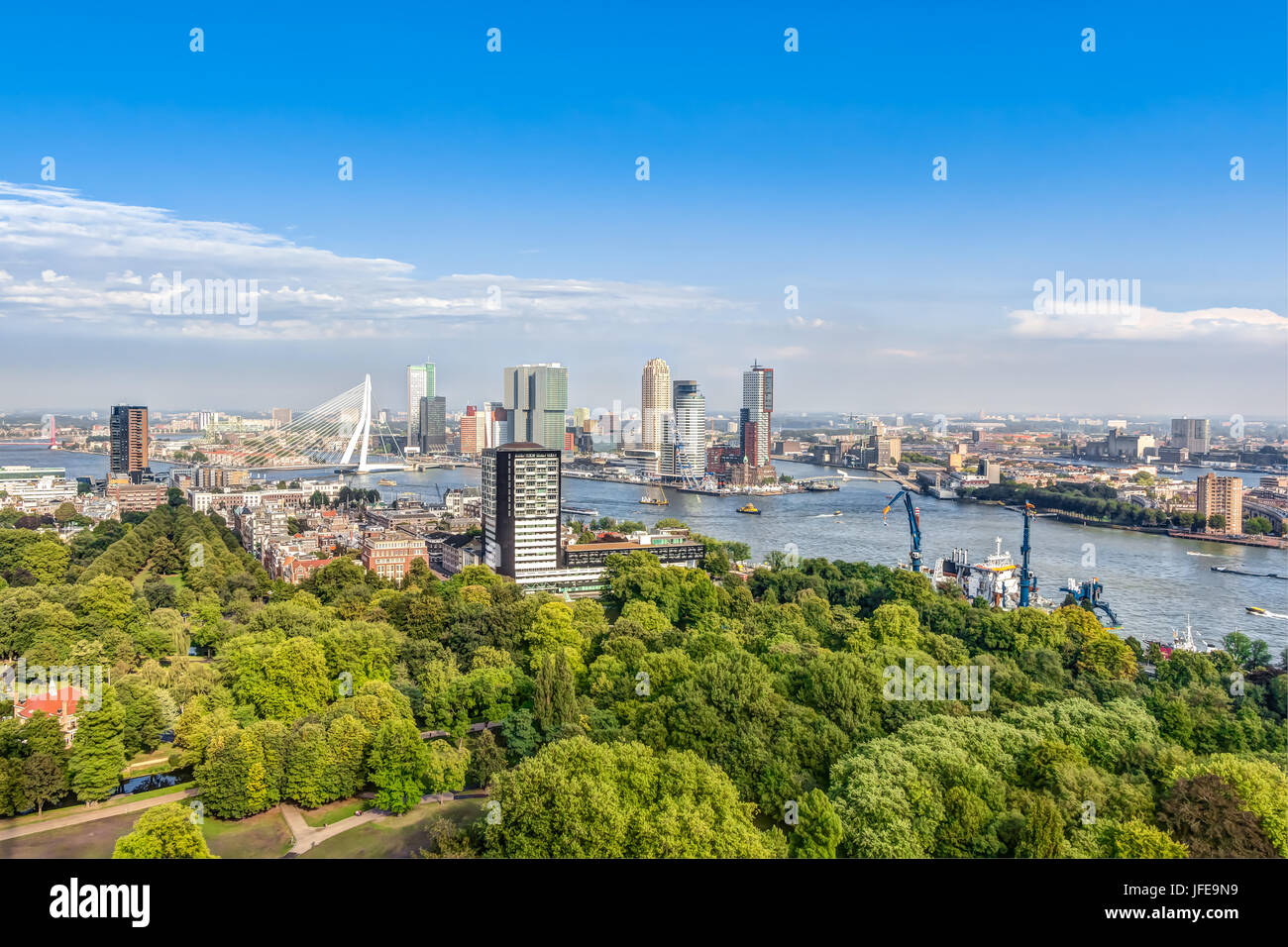 Aerial view of rotterdam hi-res stock photography and images - Alamy