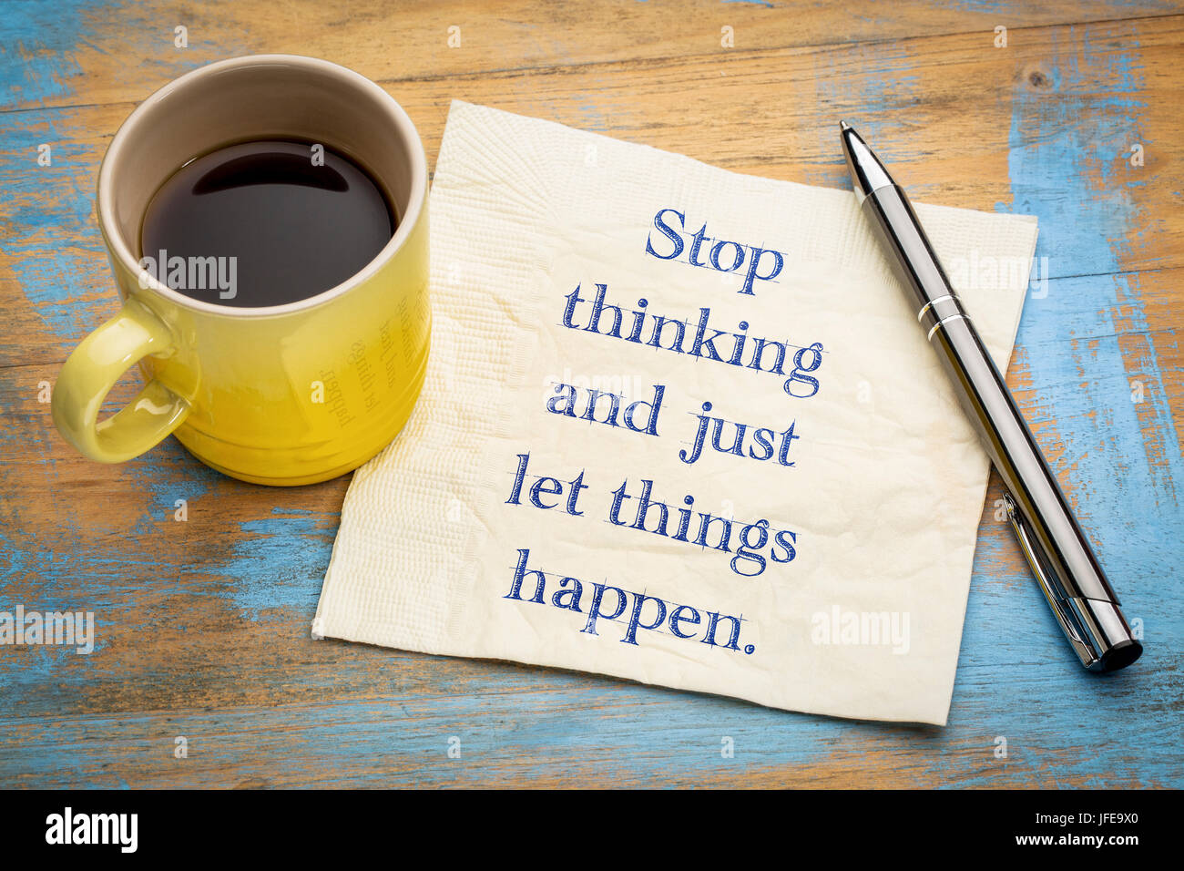 Stop overthinking hi-res stock photography and images - Alamy