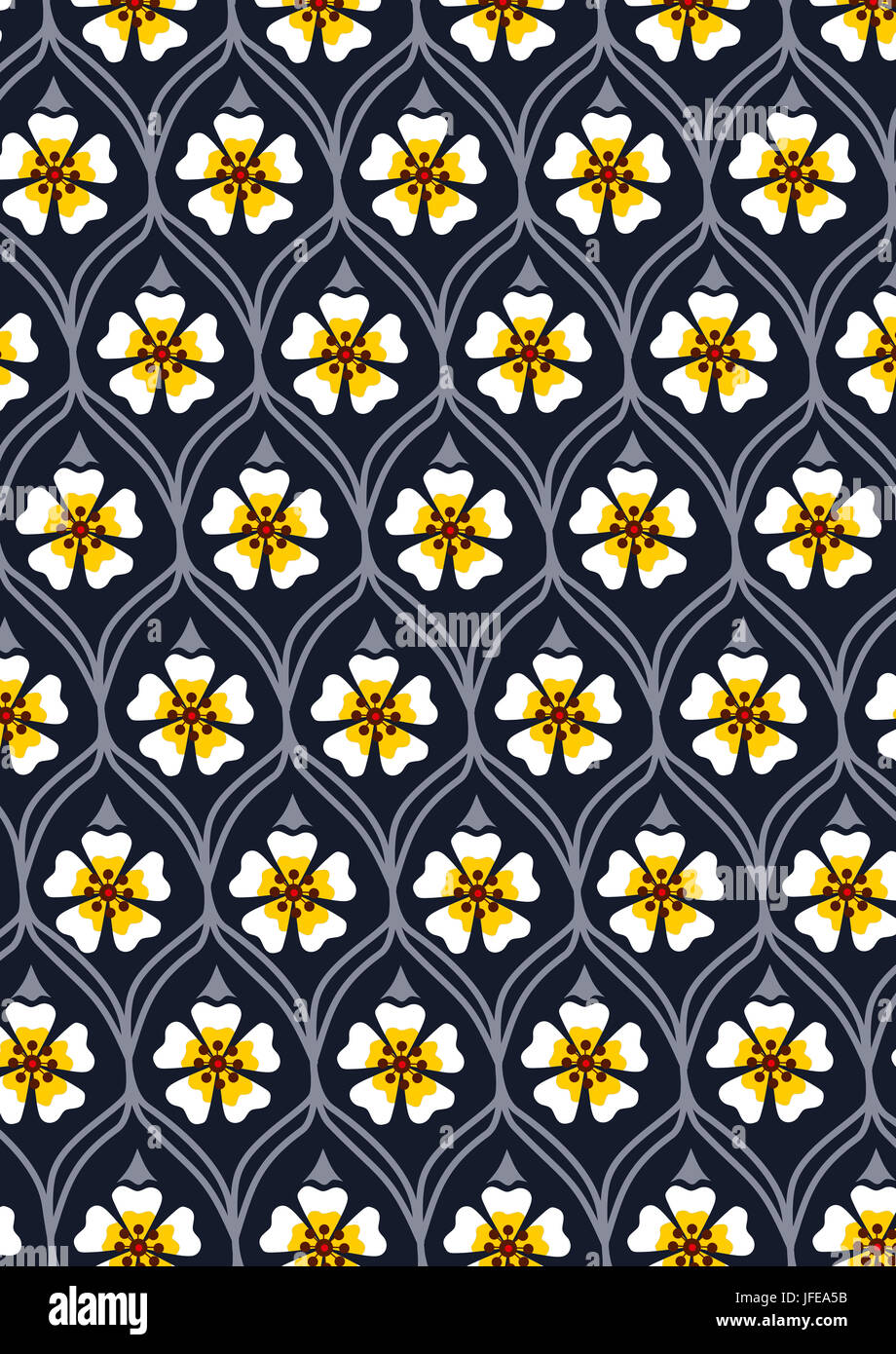 abstract white flower pattern Stock Photo - Alamy