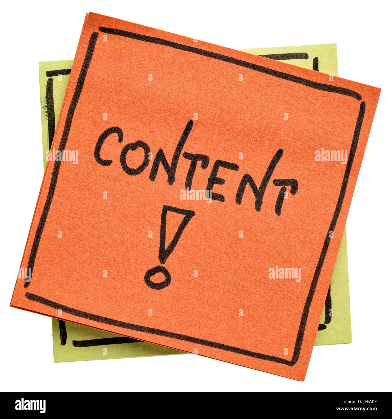 Sticky content Cut Out Stock Images & Pictures - Alamy