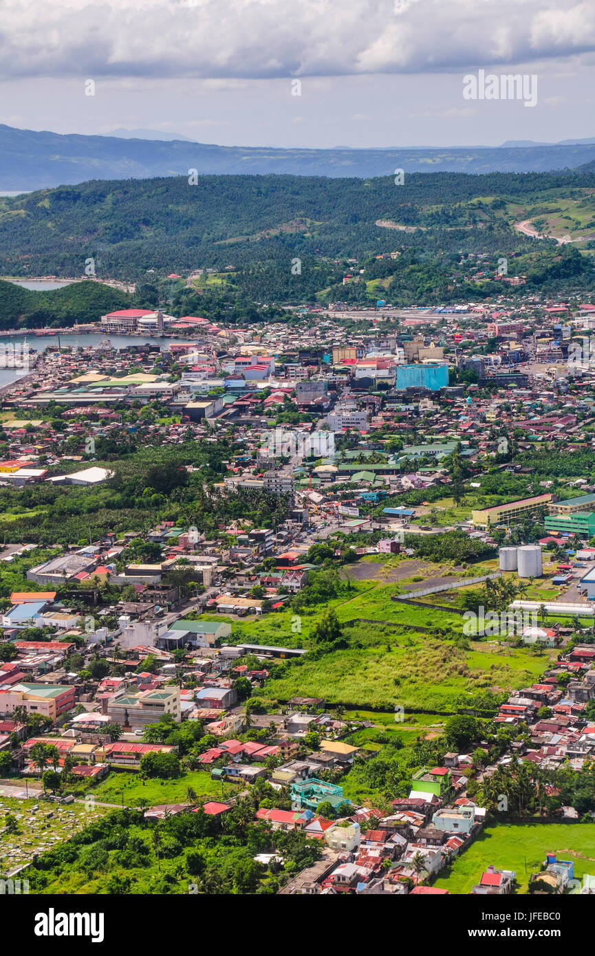 Aerial of Legaspi, Southern Luzon, Philippines Stock Photo - Alamy