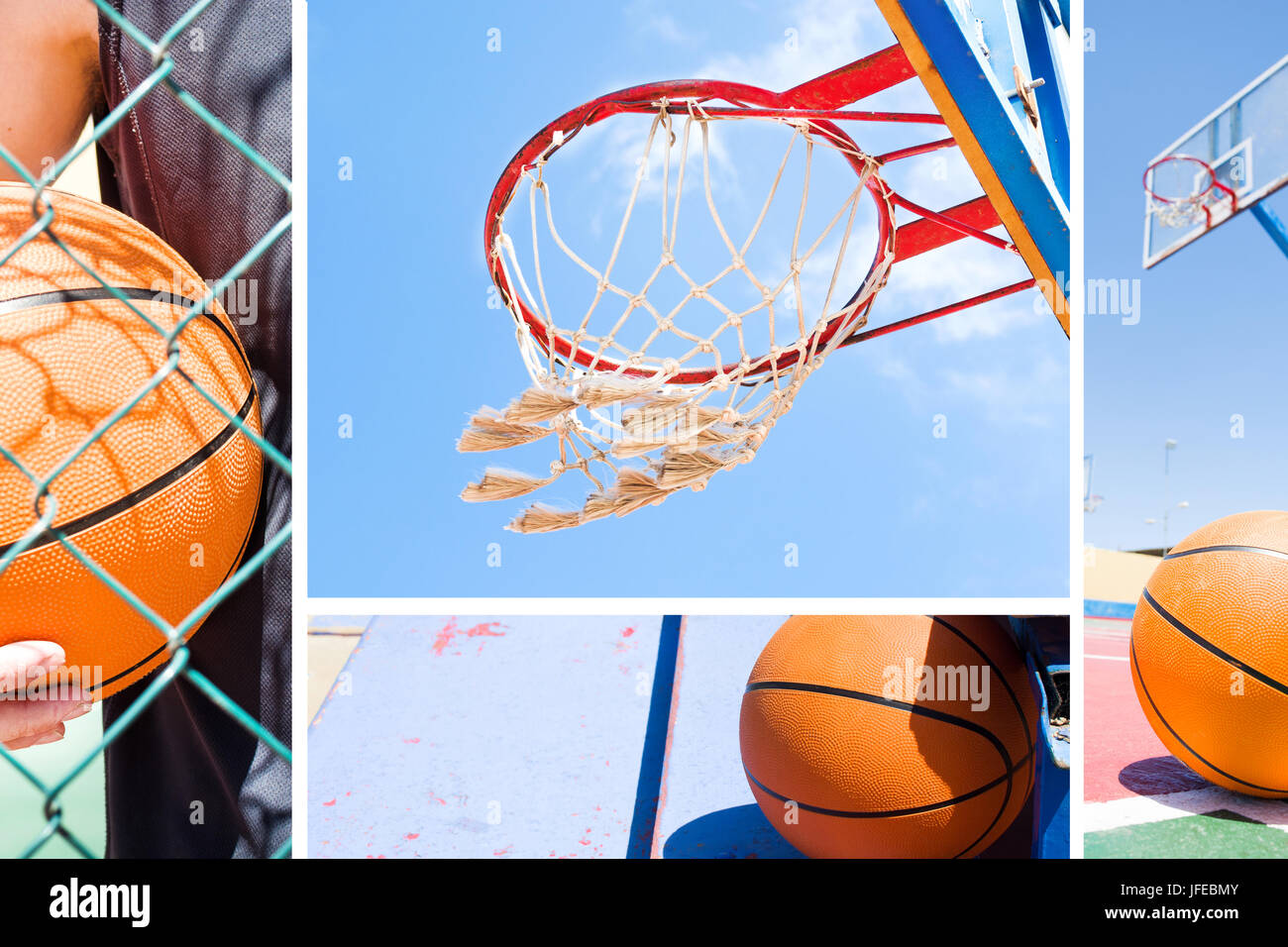 Collage basketball hi-res stock photography and images - Alamy