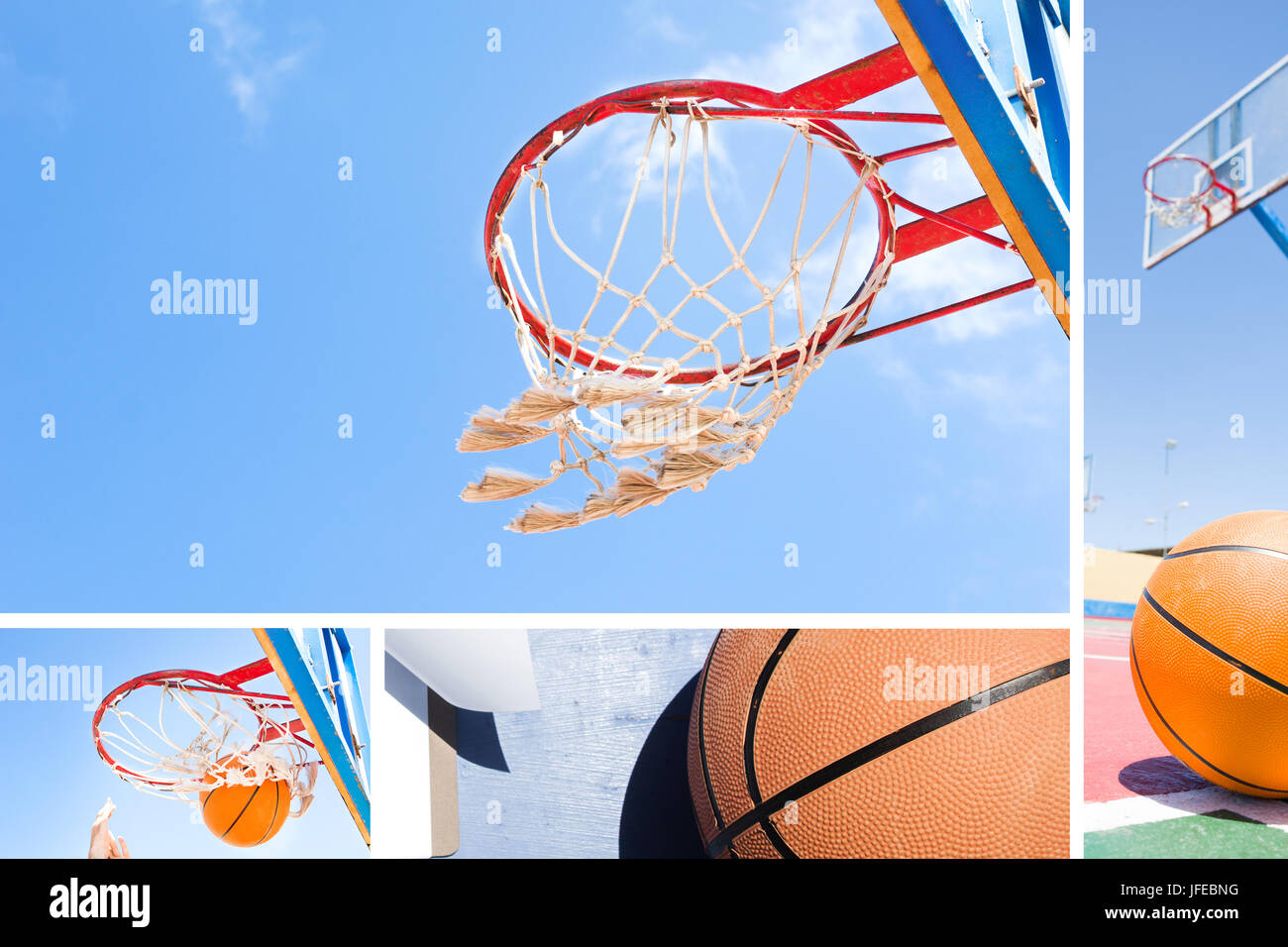 Collage basketball hi-res stock photography and images - Alamy