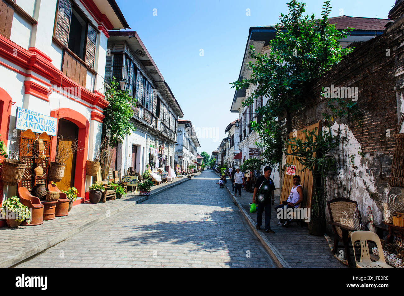 Spanish colonial architecture in the Unesco world heritage sight Vigan ...