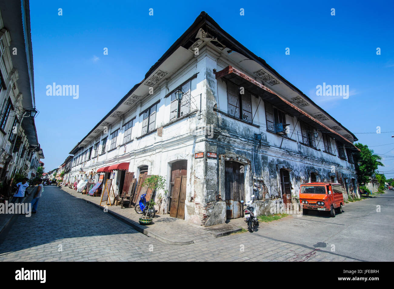 Spanish colonial architecture in the Unesco world heritage sight Vigan ...