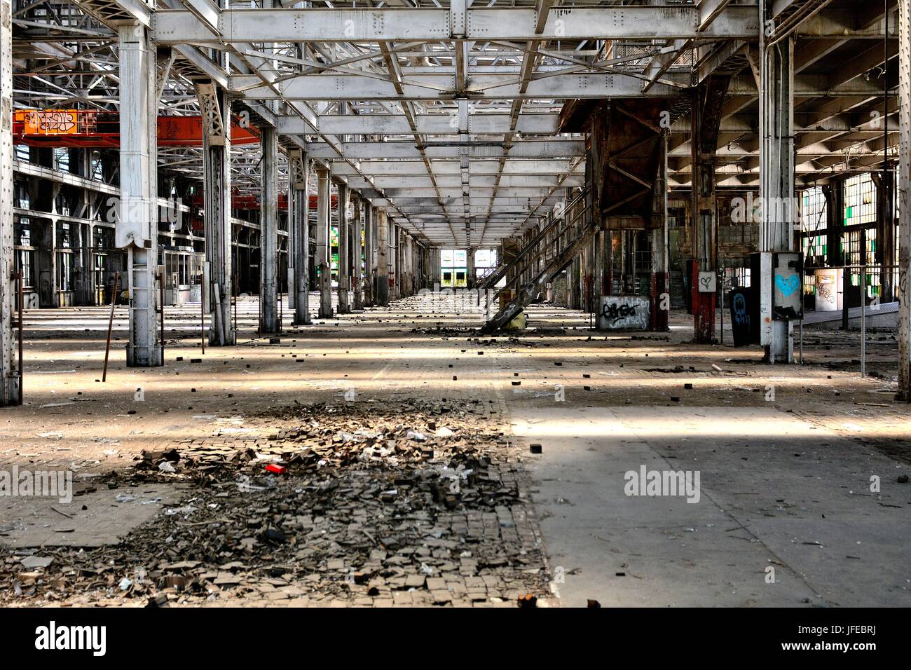 Rail Road repair shops Stock Photo - Alamy
