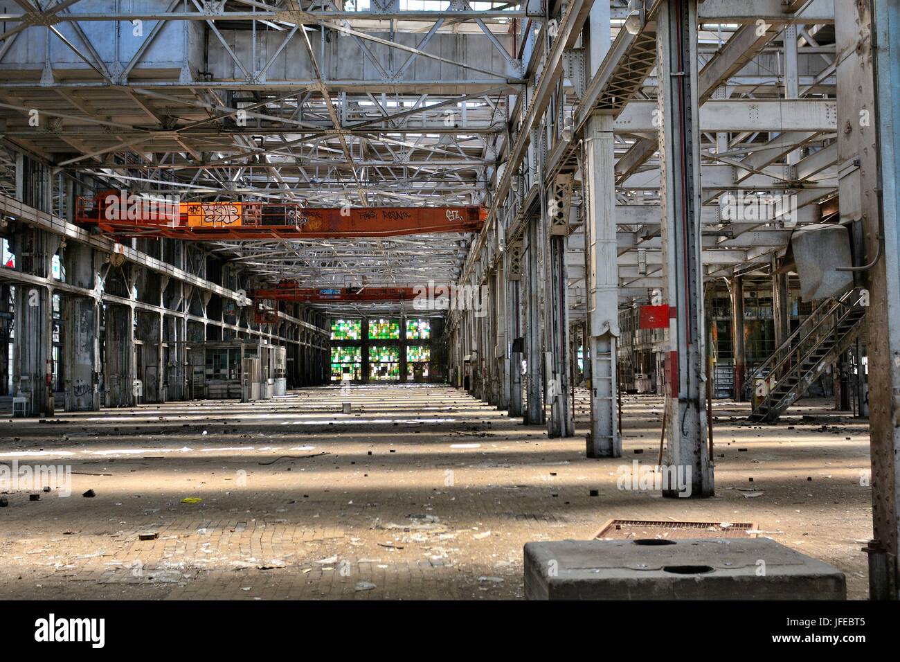 Rail Road repair shops Stock Photo - Alamy