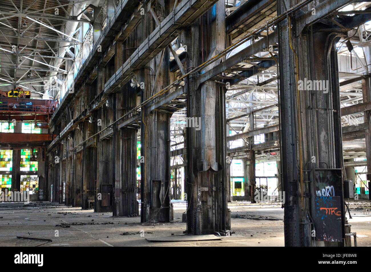 Rail Road repair shops Stock Photo - Alamy