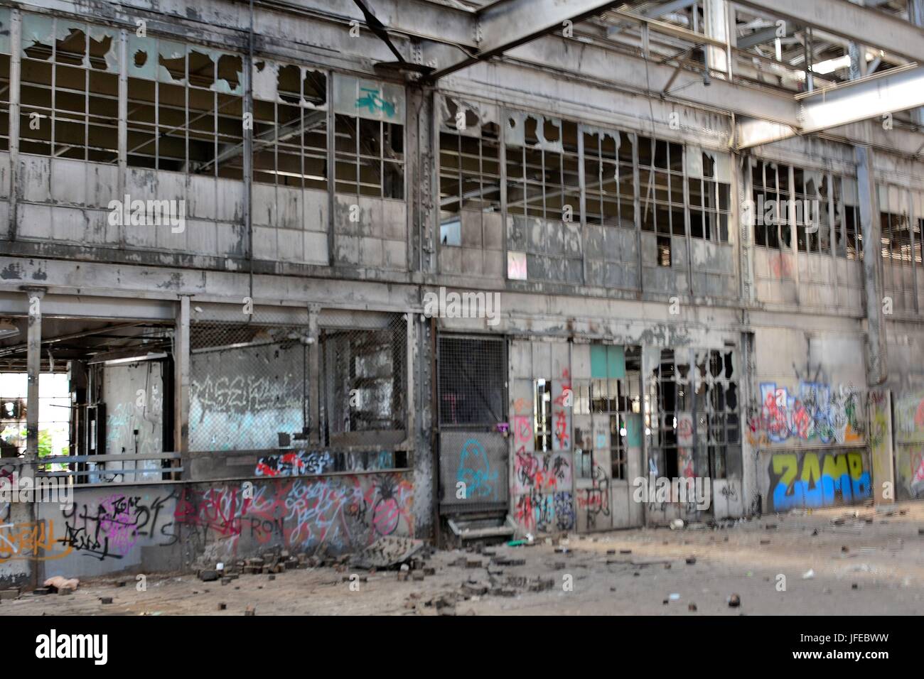 Rail Road repair shops Stock Photo - Alamy