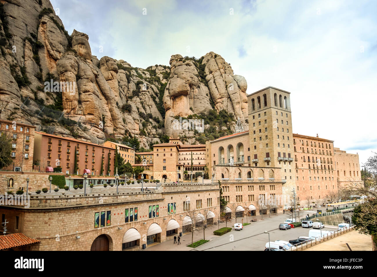 Santa maria de montserrat monastery hi-res stock photography and images ...