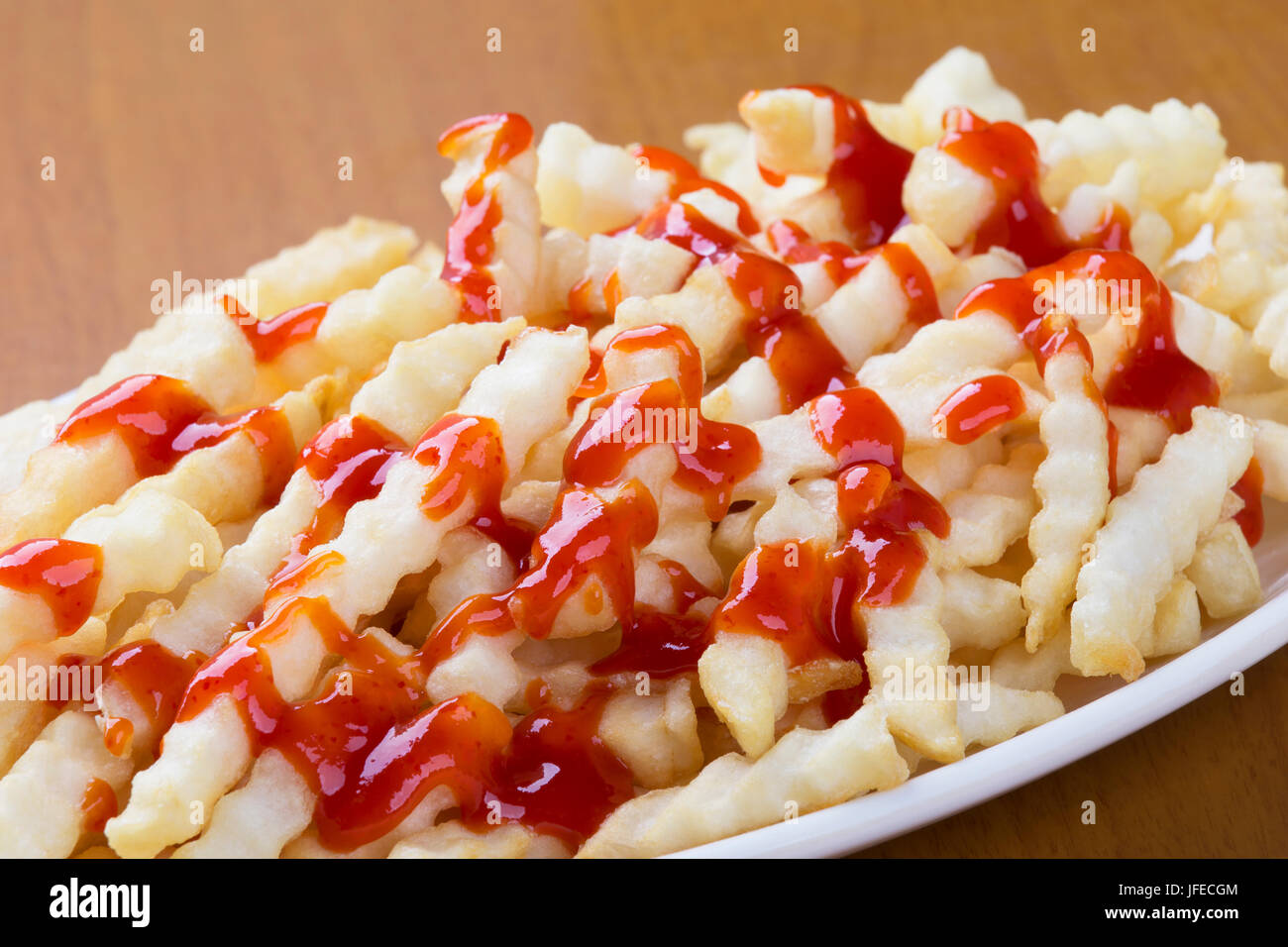 Crinkle cut french fries hi-res stock photography and images - Alamy