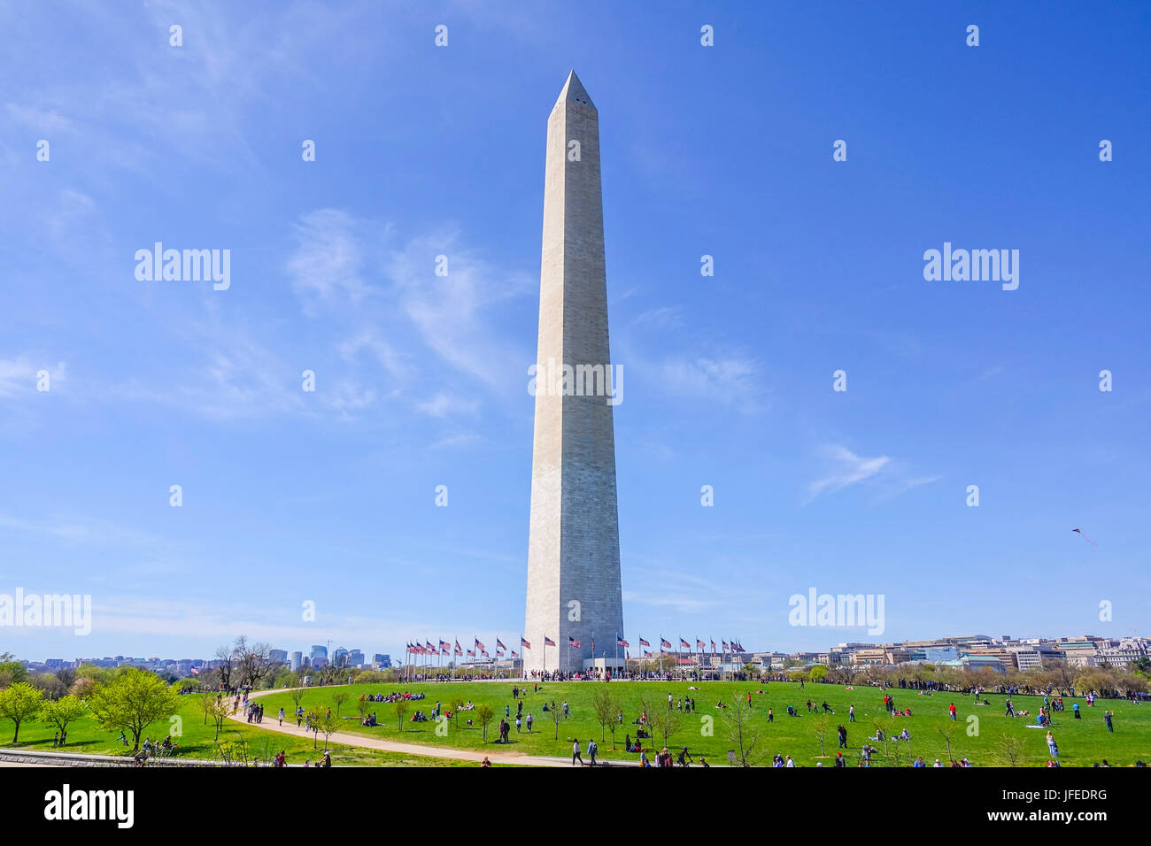 Famous Obelisk- the Washington Monument Stock Photo - Alamy