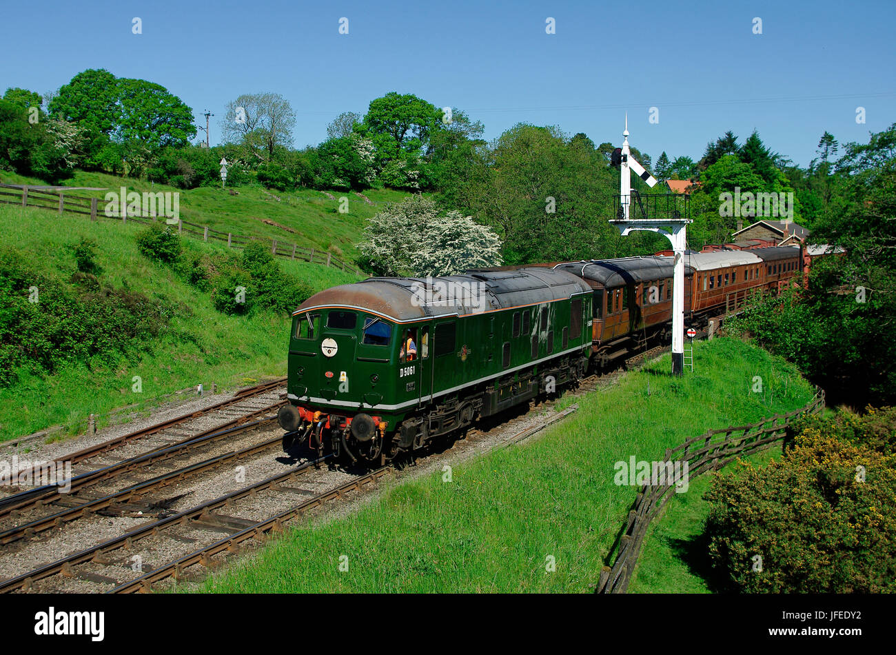 1960 Class 24 Diesel Locomotive Stock Photo - Alamy