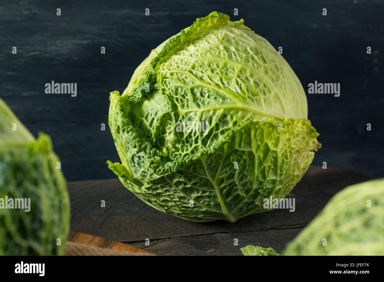 Savoy cabbage head hi-res stock photography and images - Alamy