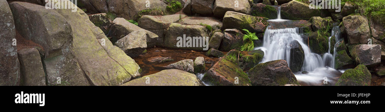 Upper bodewasserfall with braunlage hi-res stock photography and images ...