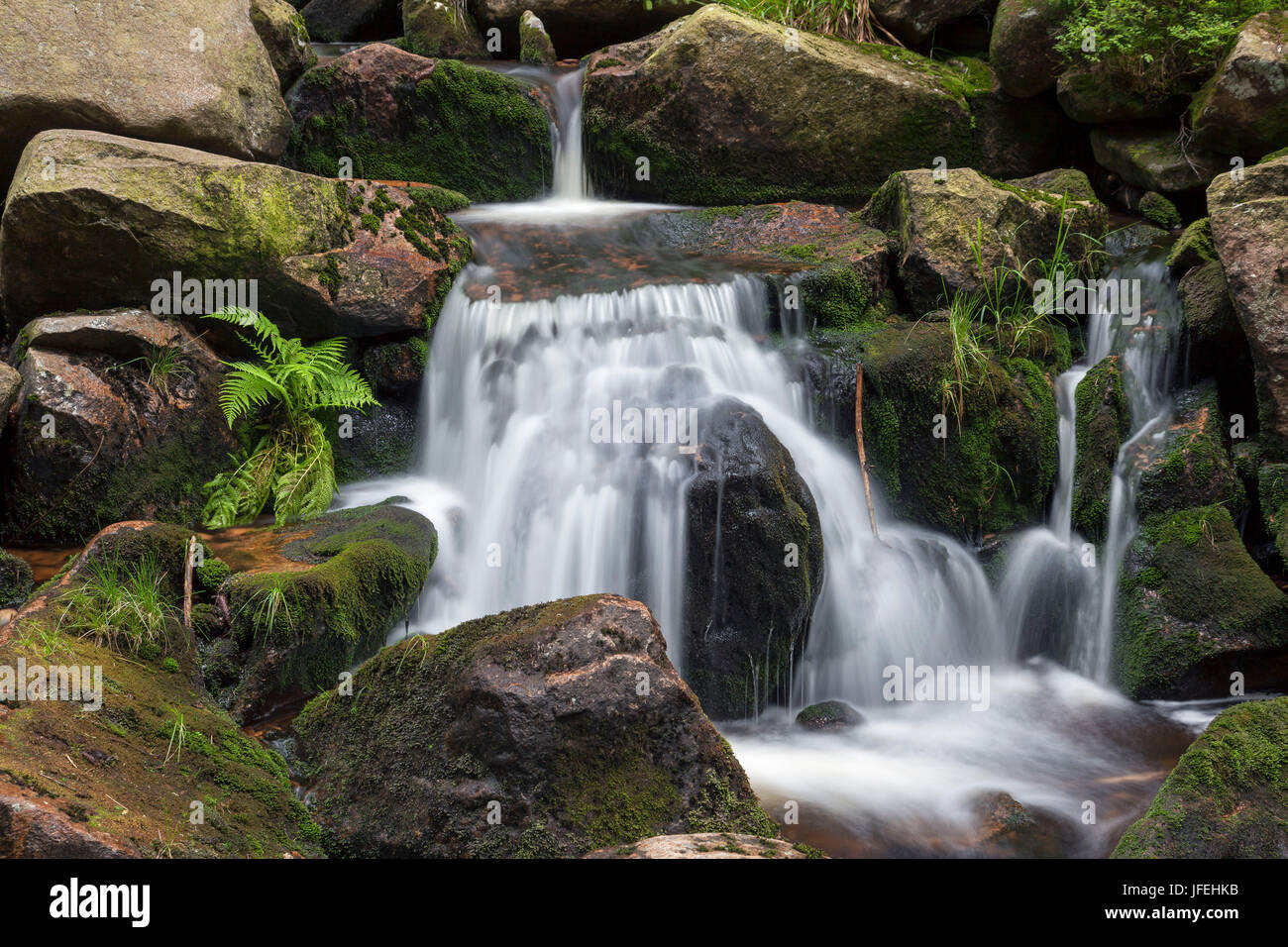 Upper bodewasserfall with braunlage hi-res stock photography and images ...
