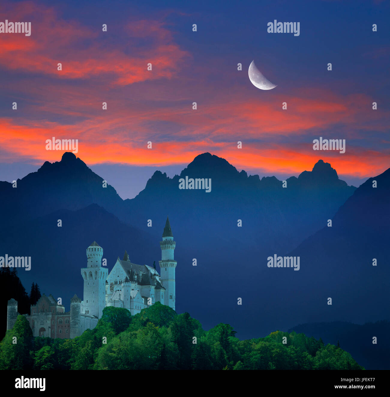 Neuschwanstein m hi-res stock photography and images - Alamy