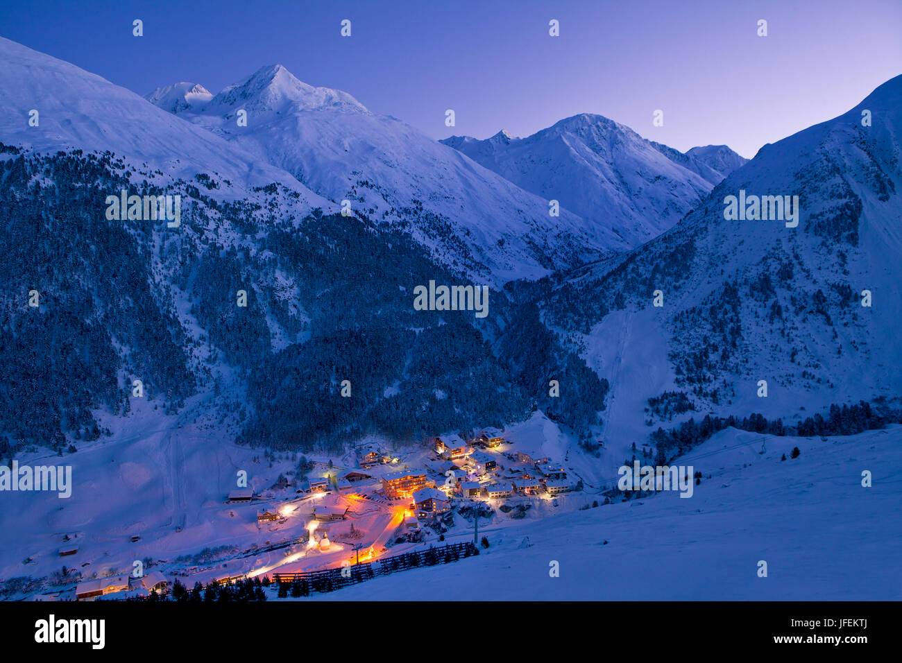 Austria, Tyrol, Ötztal, Vent Stock Photo - Alamy