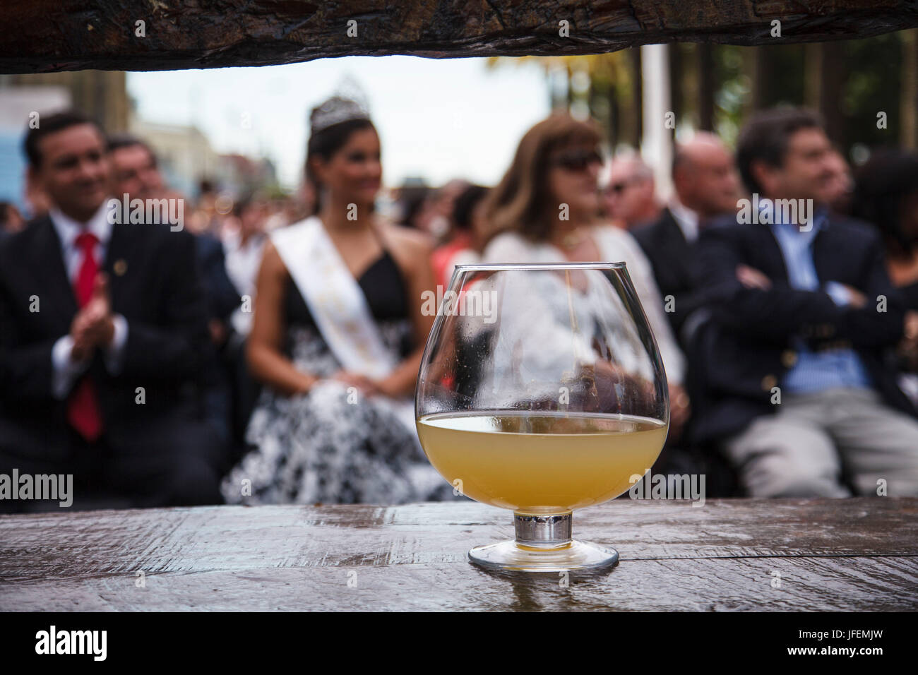 Chile, Valle de Curico, wine, wine feast, cider, wine queen Stock Photo ...