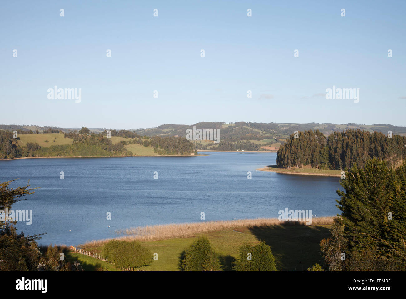 Chile, Araucania, Lago Budi, Llaguepulli, Mapuche Stock Photo - Alamy