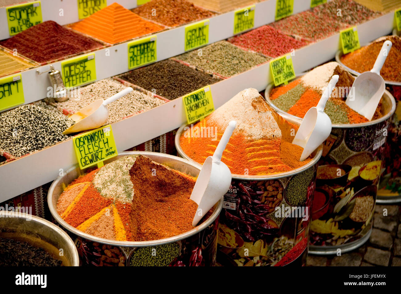 Antalya, capital of the province of the same name, bazaar, different ...