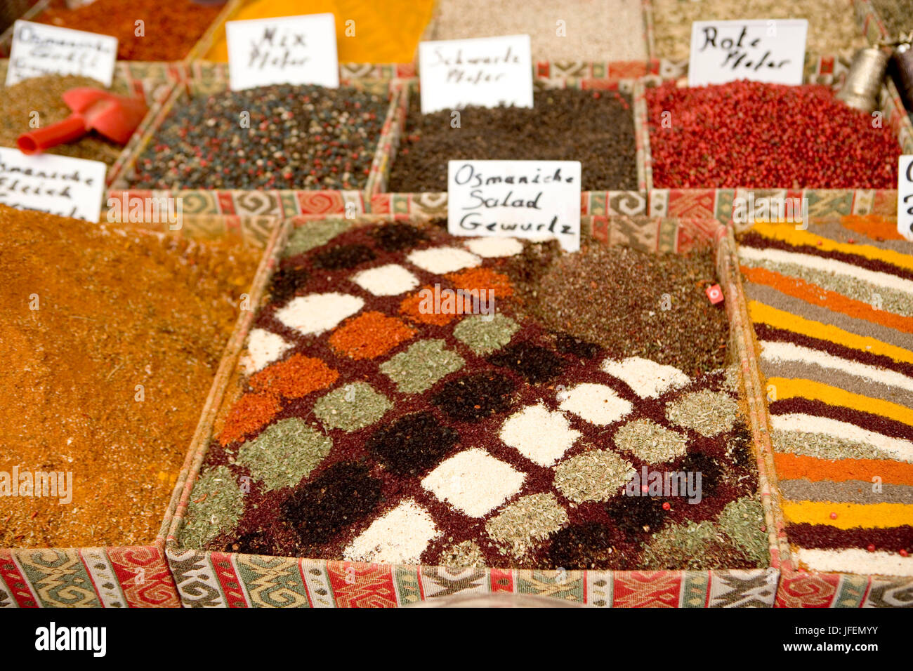 Antalya, capital of the province of the same name, bazaar, different ...