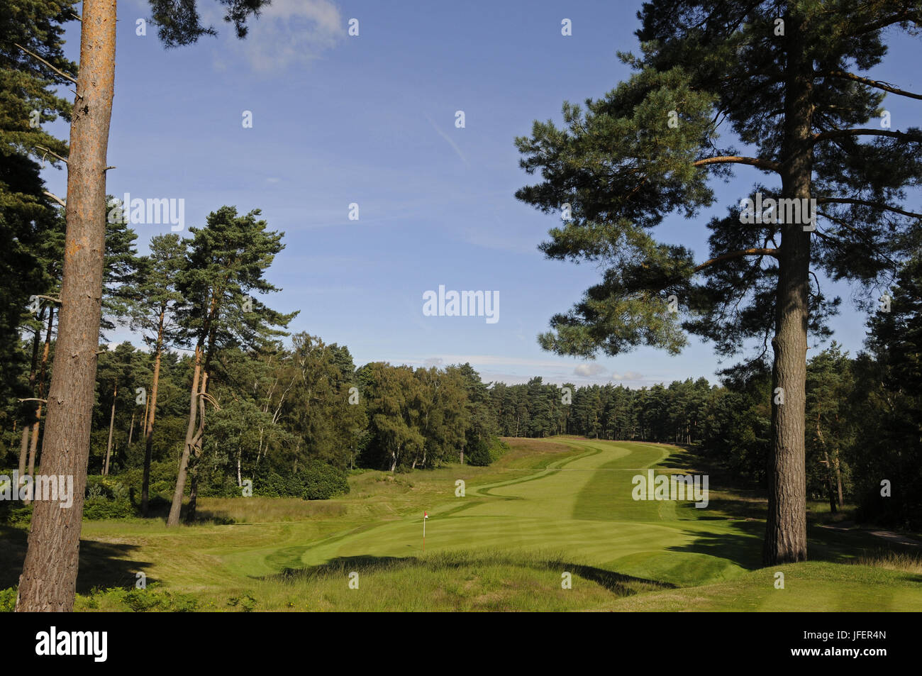 Golf course red flags hi-res stock photography and images - Alamy
