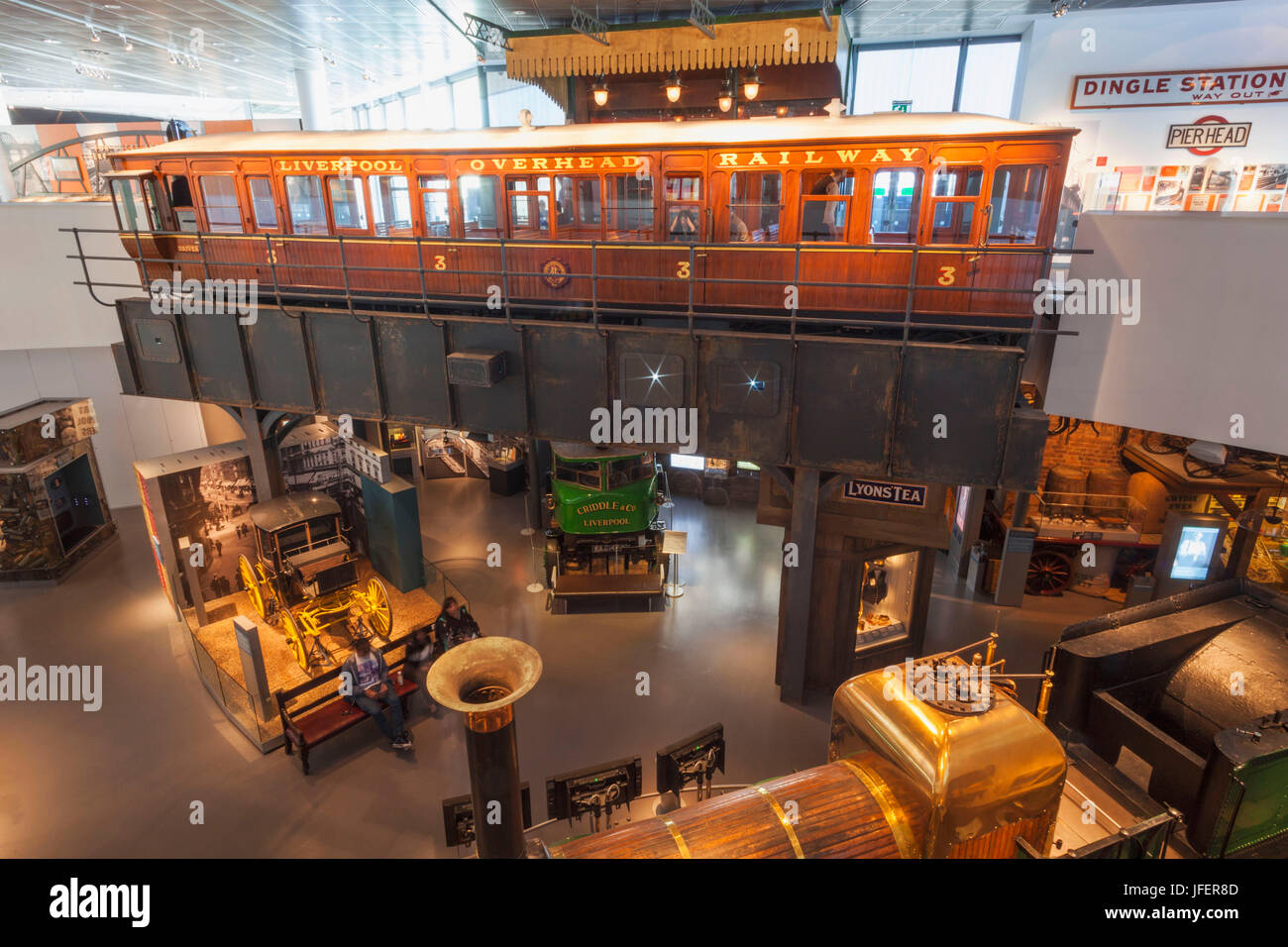 England, Merseyside, Liverpool, Museum of Liverpool, Interior View ...