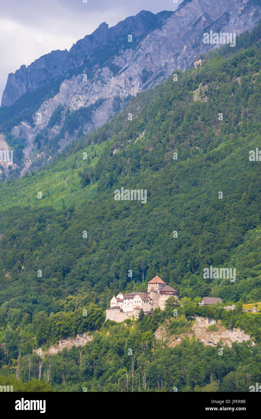 Liechstenstein, Vaduz City, Vaduz Castle Stock Photo - Alamy