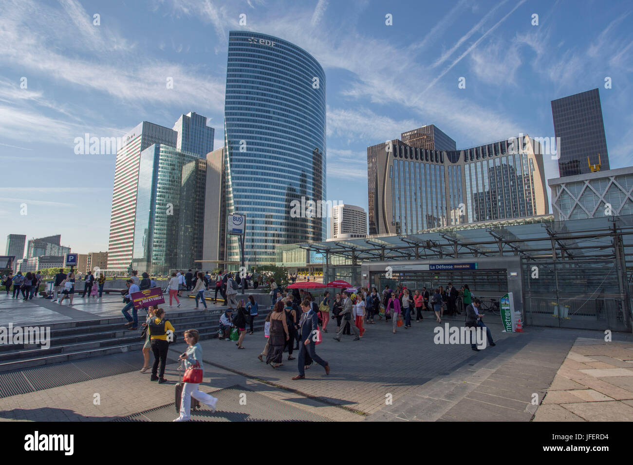 France, Paris City, La Defense District Stock Photo - Alamy