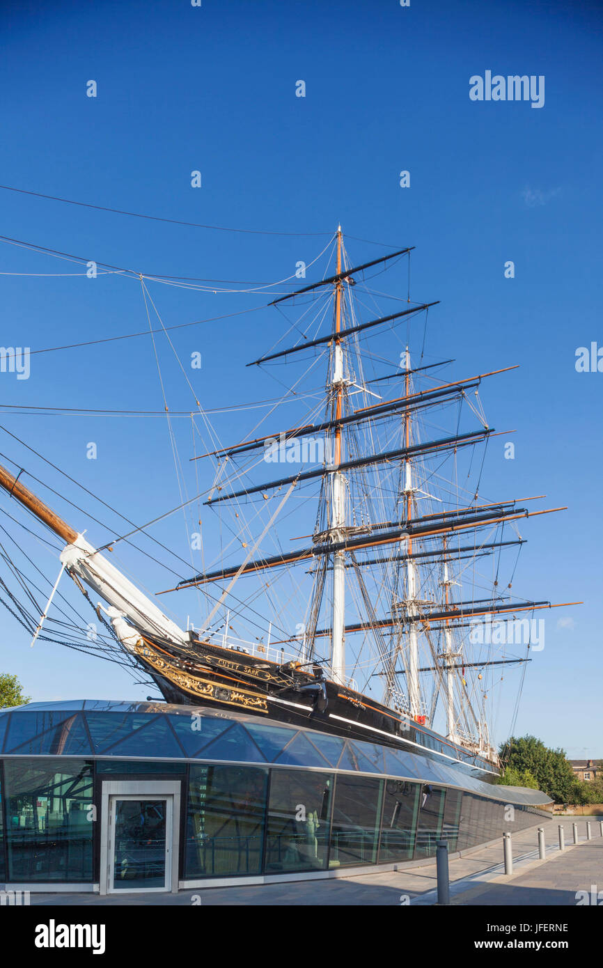 England, London, Greenwich, Cutty Stark, an English tea and wool ...
