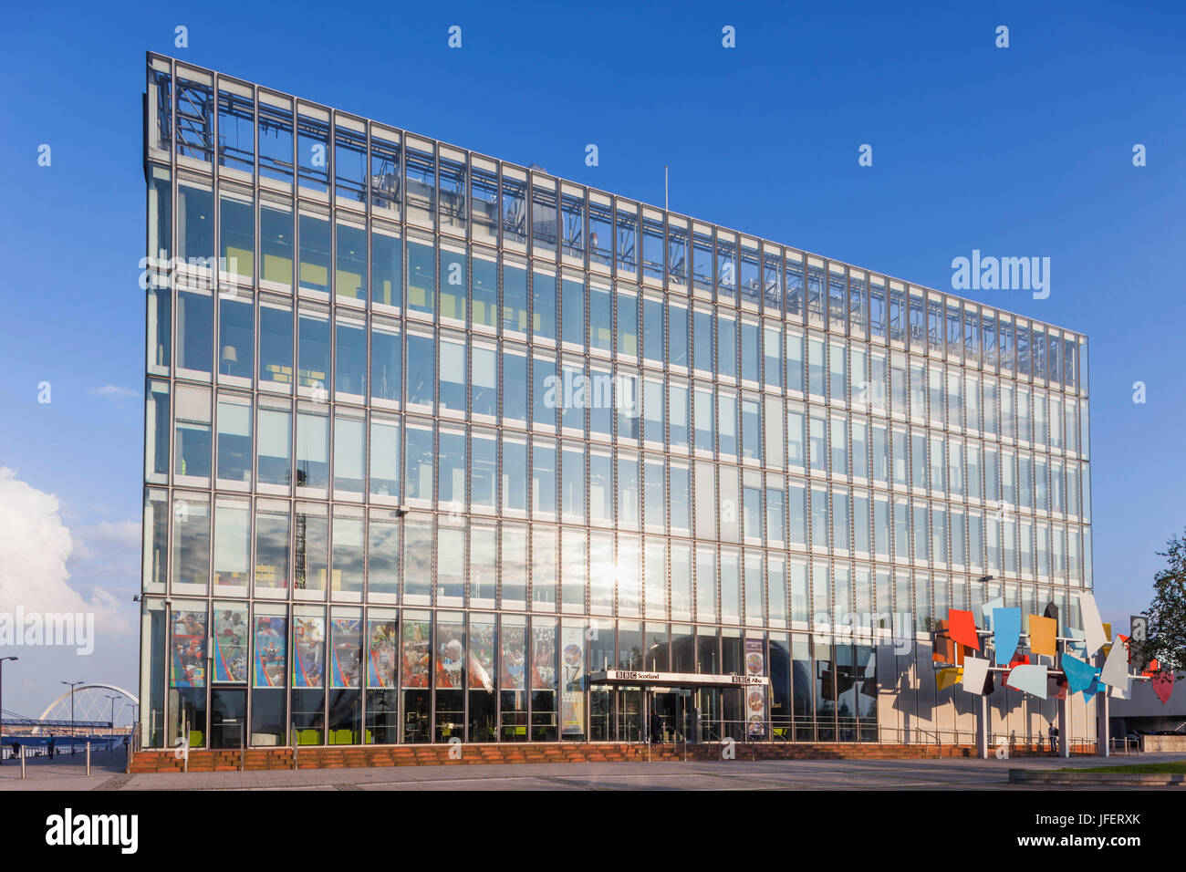 Scotland, Glasgow, Clydebank, BBC Scotland Building Stock Photo - Alamy